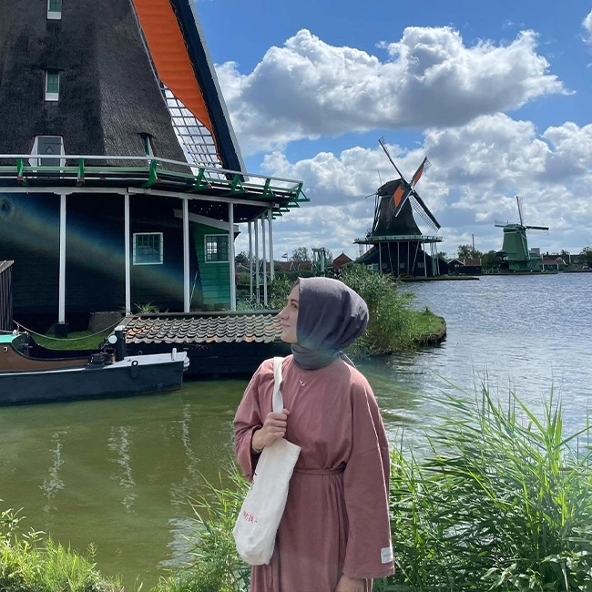 OVERSIZE UZUN RAHAT ELBİSE GÜLKURUSU | Manuka